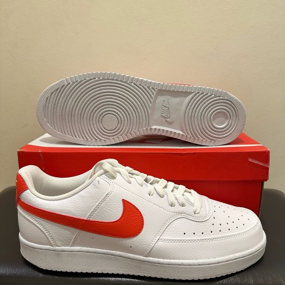 Nike | Shoes | Nib Mens Nike Court Vision Lo Nn Whitepicante Red Dh2987 ...